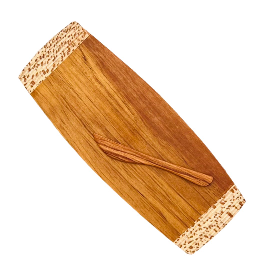Waka Board & Cheese Knife by Marc Zuckerman Rimu & Rewarewa Ends Medium