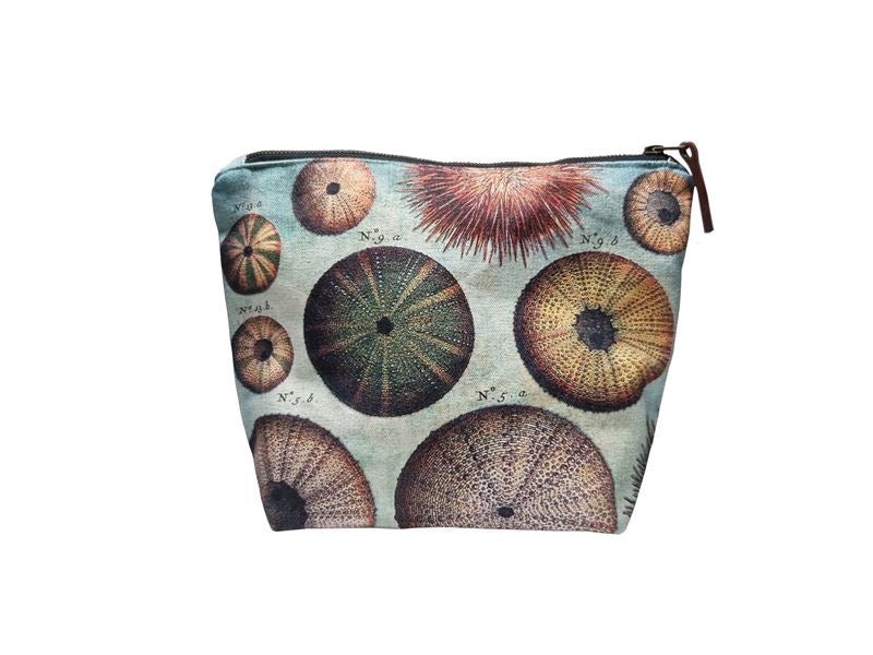 Kina Handy Sized Pouch or toilet bag with art by Tanya Wolfkamp