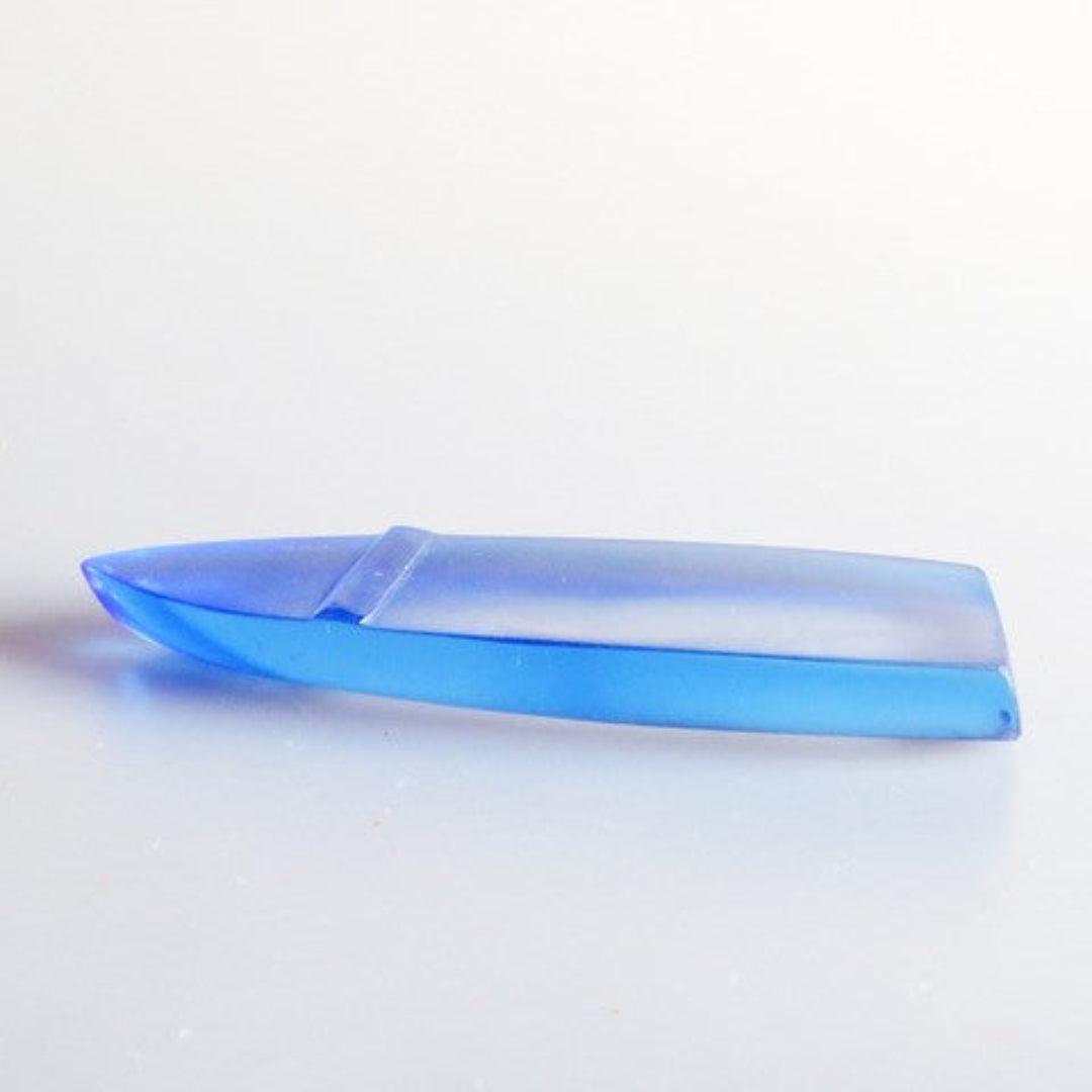 Cast Glass Speedboat by Jo Tricker Glass