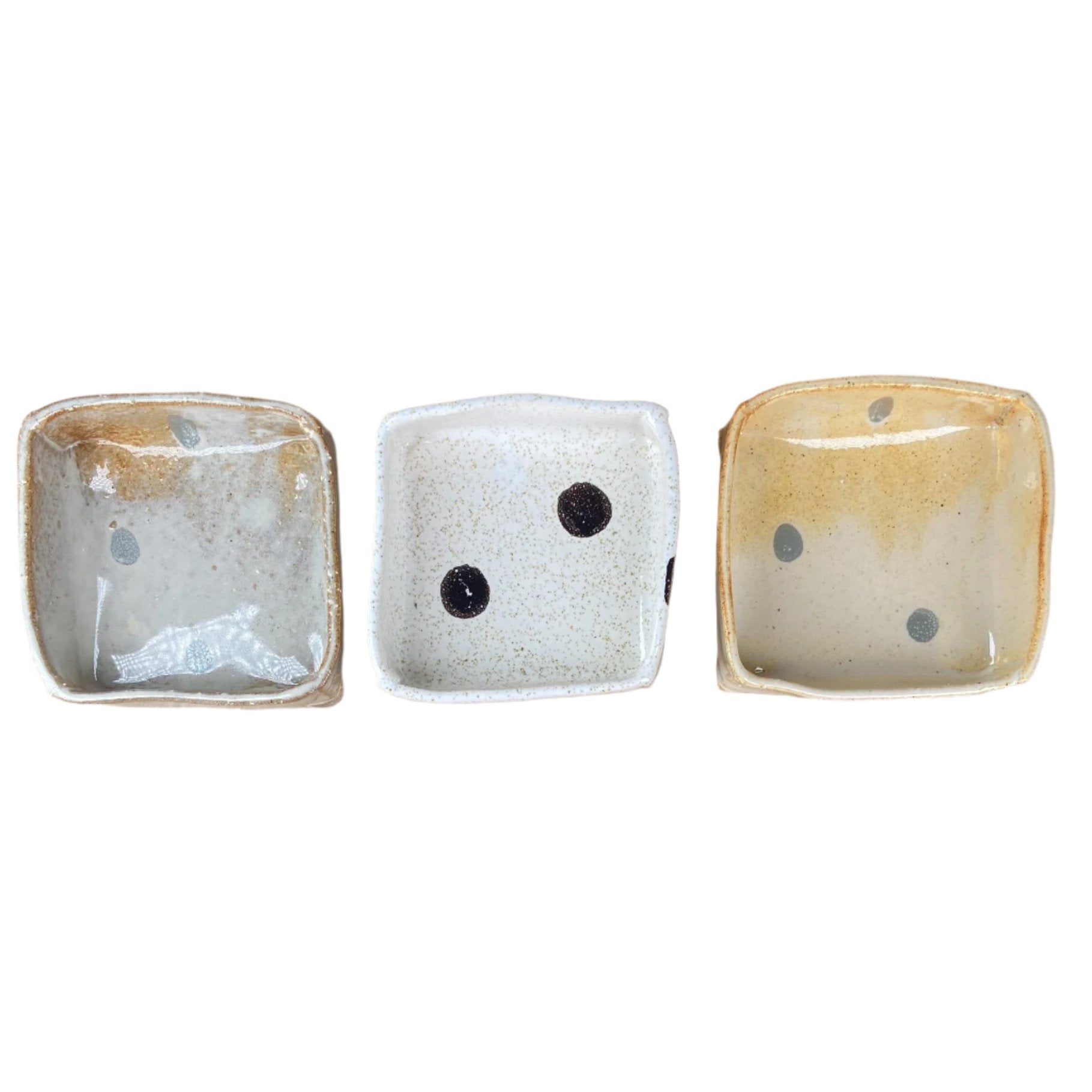 Little Square Ceramic Tray Hand Formed by Treena Wilton