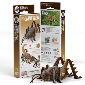 EUGY 3D Giant Weta Kitset Model by Dodoland for creative kids & adults